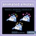 Animated Penguin Bongo Cat Emote / Happy Cute Penguin Animated Emote ...