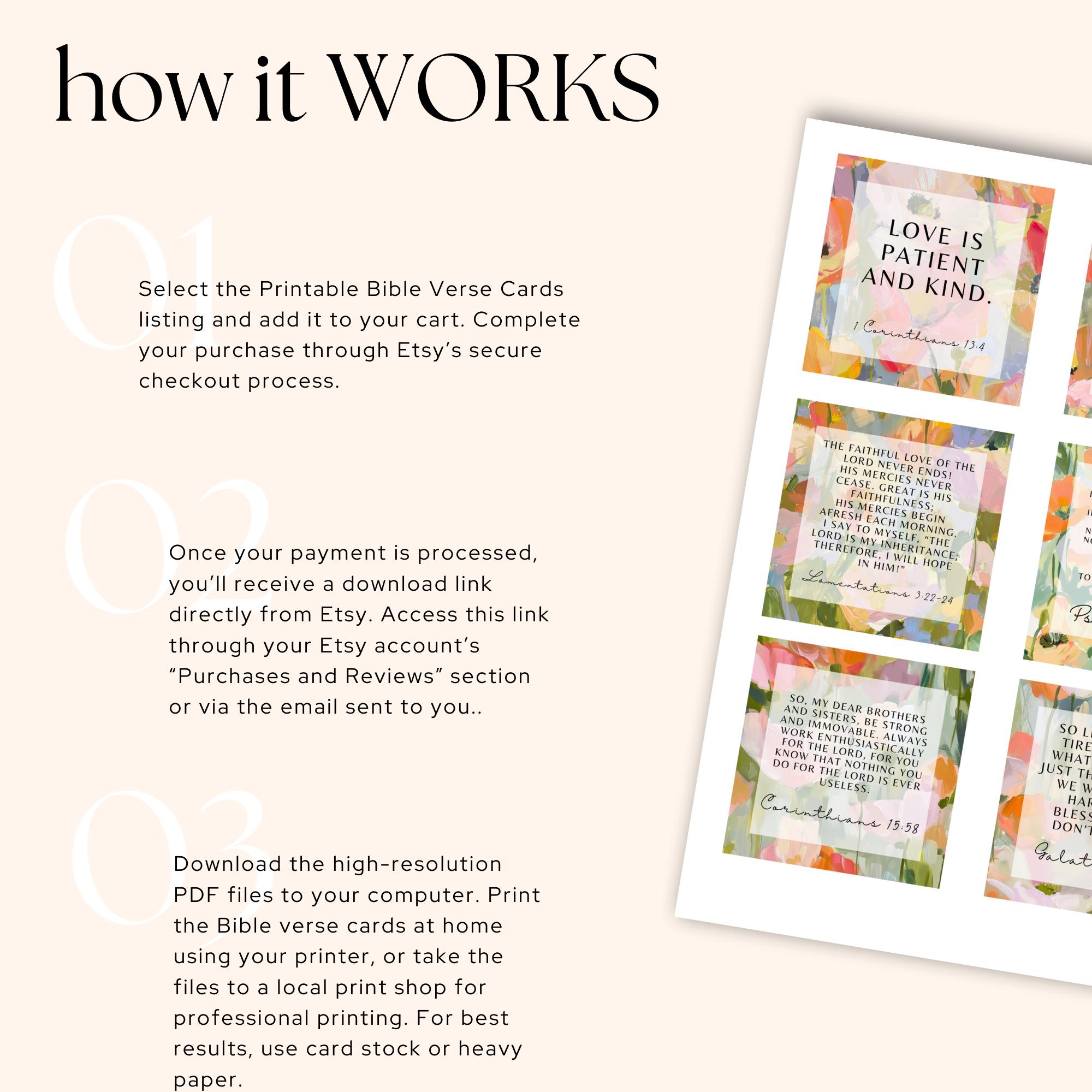 Printable Bible Cards for Teachers Christian Prayer Cards for Classroom ...