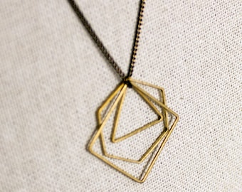 Shapes necklace | Etsy