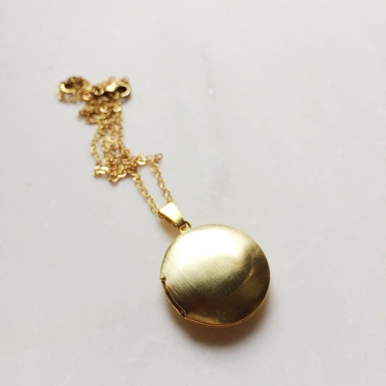 Tiny Locket Small Gold Locket Custom Necklace Small Locket - Etsy
