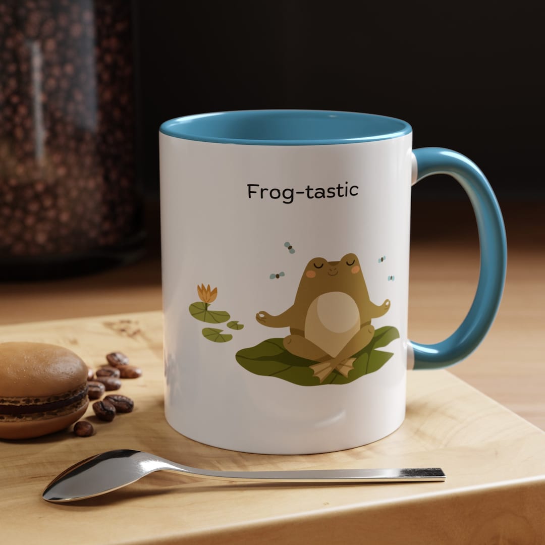 Coffee Mug With a Frog, Frog Mug , Frog Gifts, Bee Coffee Mug, Frog ...