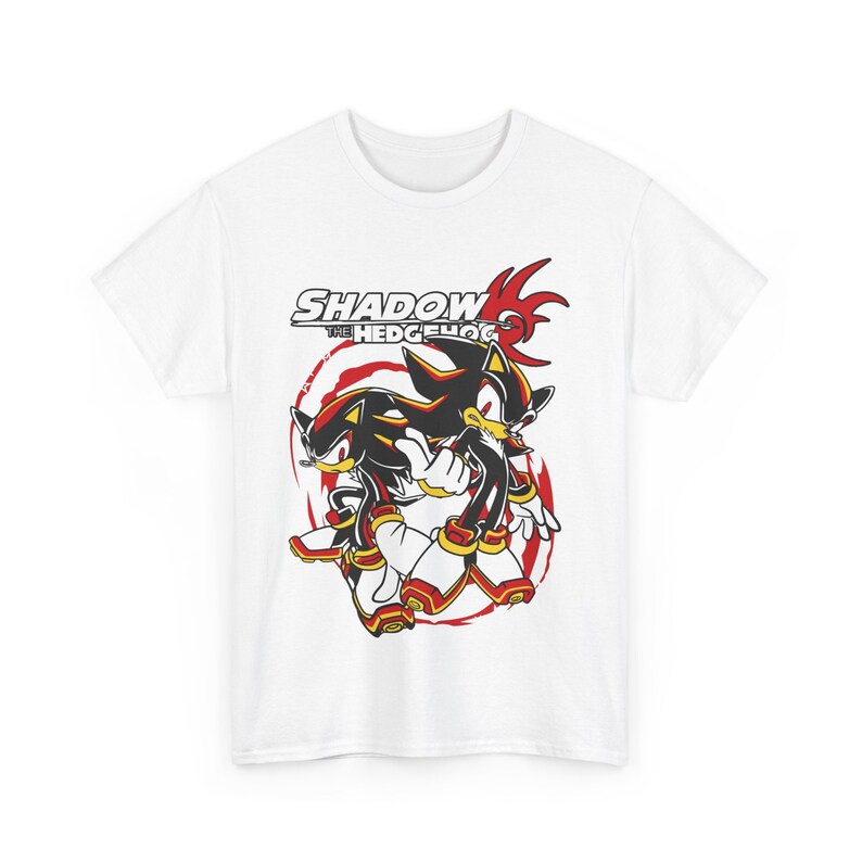 Hedgehog Shadow T-shirt Speedster Energy, Japanese Anime Hero, Gaming ...