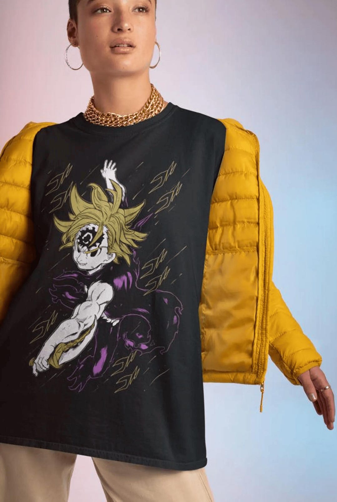 Unisex Meliodas T-shirt, the Seven Deadly Sins T Shirt, Nanatsu No ...