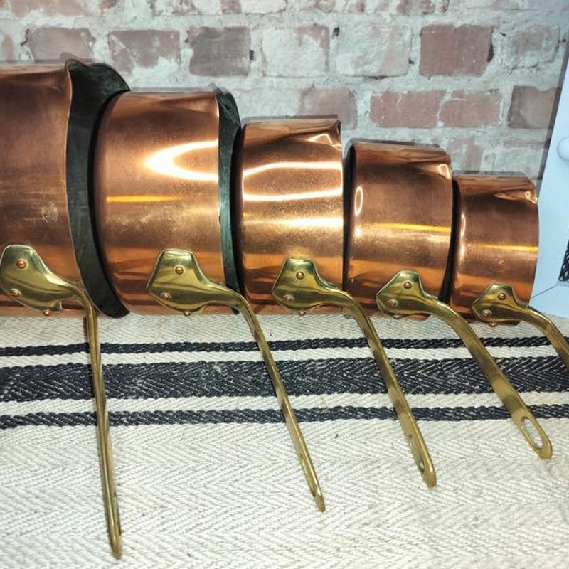 French Copper Pans - Etsy