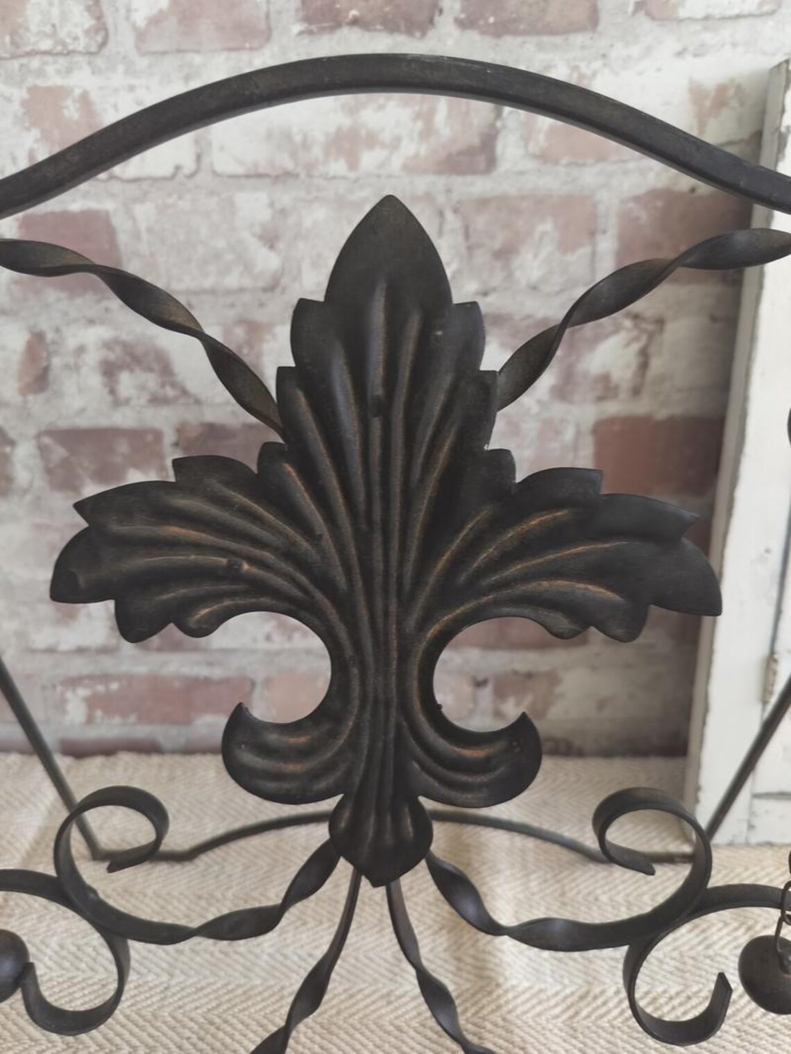 Antique French Fleur De Lys Metal Cookbook Holder - Etsy