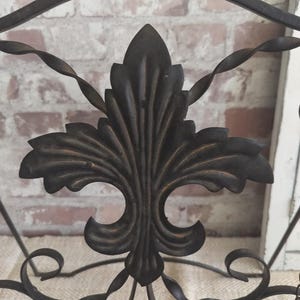 Antique French Fleur De Lys Metal Cookbook Holder - Etsy