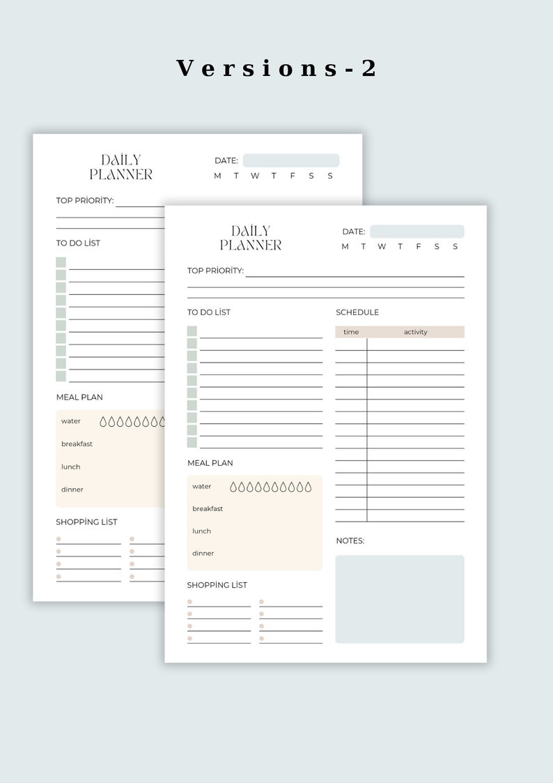 7 Day, Daily Planner 7 Motivational Quotes Personal & Professional Life ...