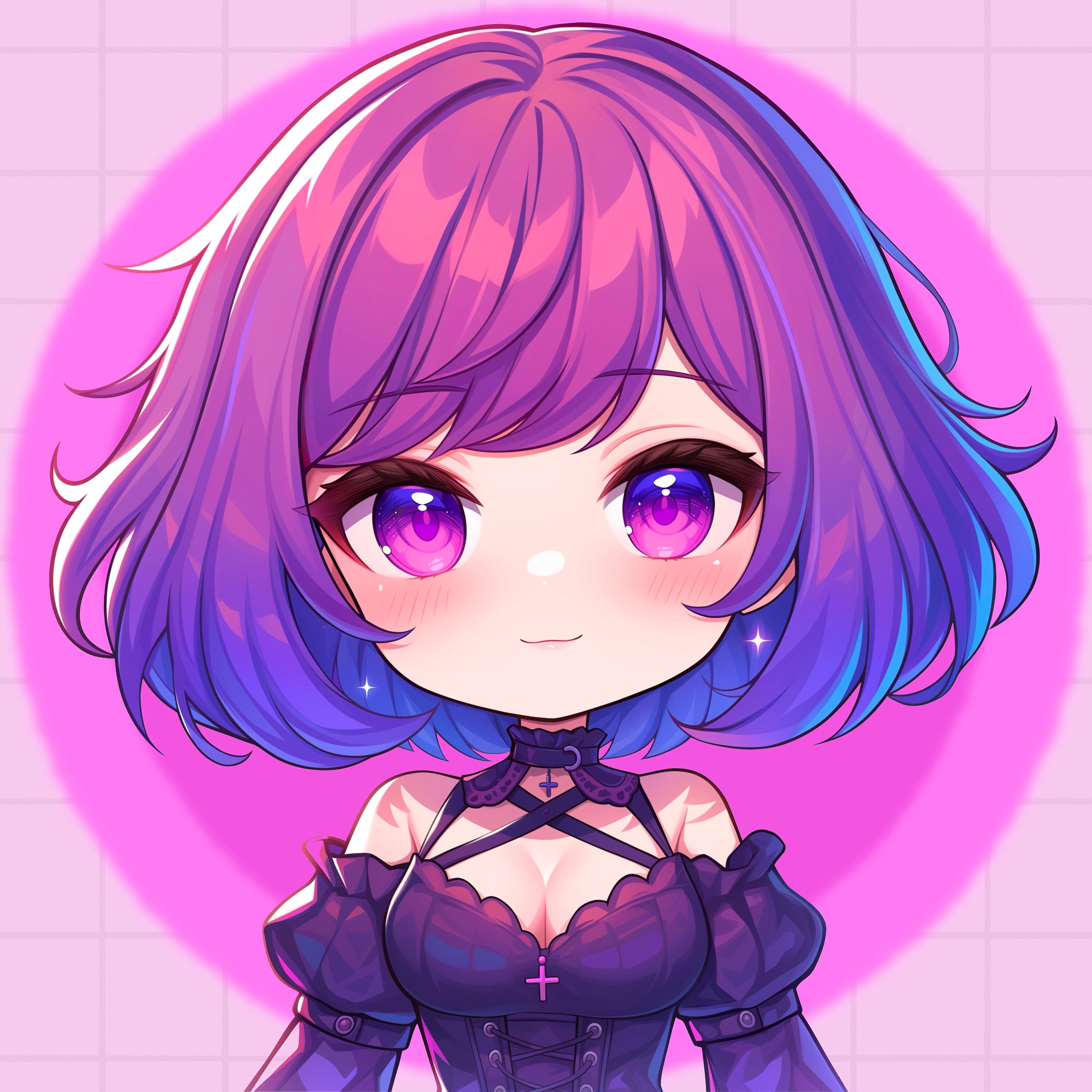 Custom Chibi PFP Cute Chibi Commission Custom Anime Portrait Chibi ...