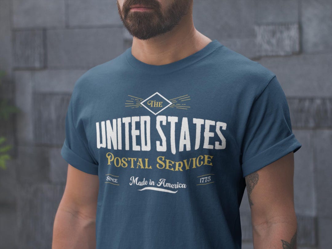 Vintage USPS Canvas T-shirt Gift for Him or Her, Postal Carrier Worker ...