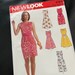 NEW LOOK 6184 Sewing Pattern, Sizes 8 10 12 14 16 18, Misses Dresses ...
