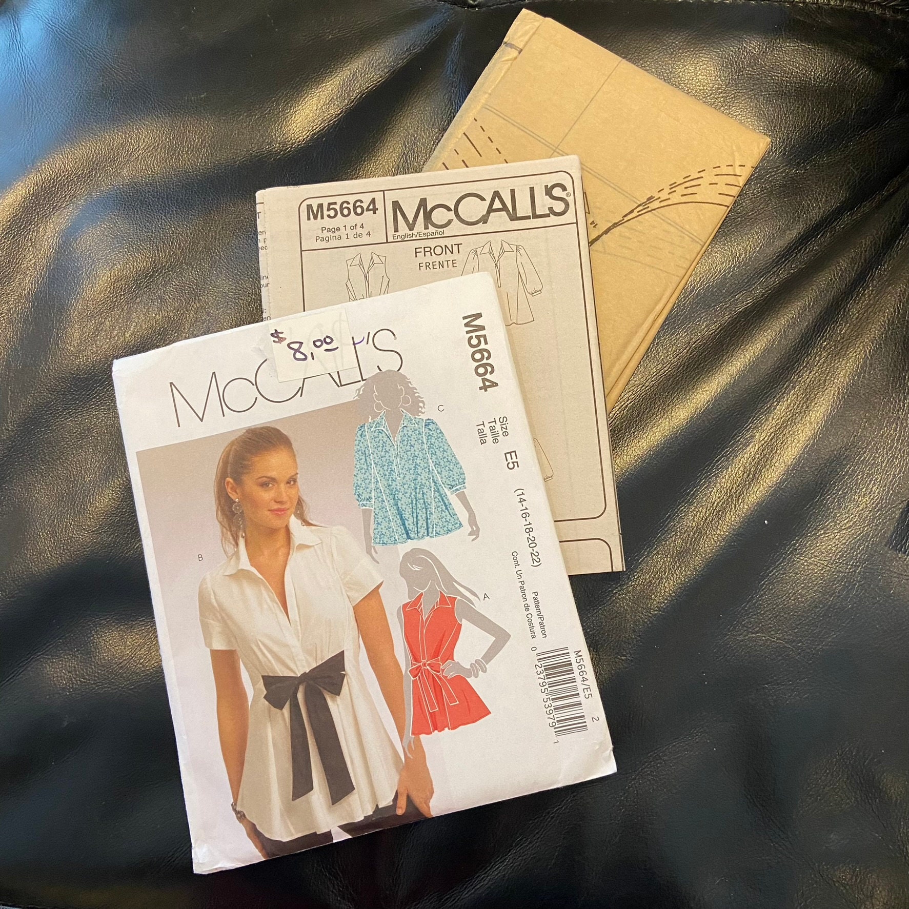 MCCALLS 5664 Sewing Pattern Misses Shirts Sizes 14 16 18 20 22 UNCUT - Etsy