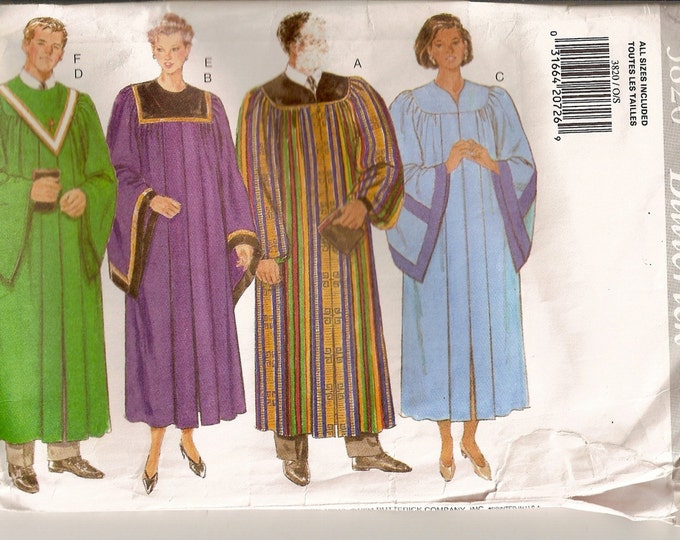 Unisex Robe and Collar - Choir Robes - Costume - Halloween - Christmas ...