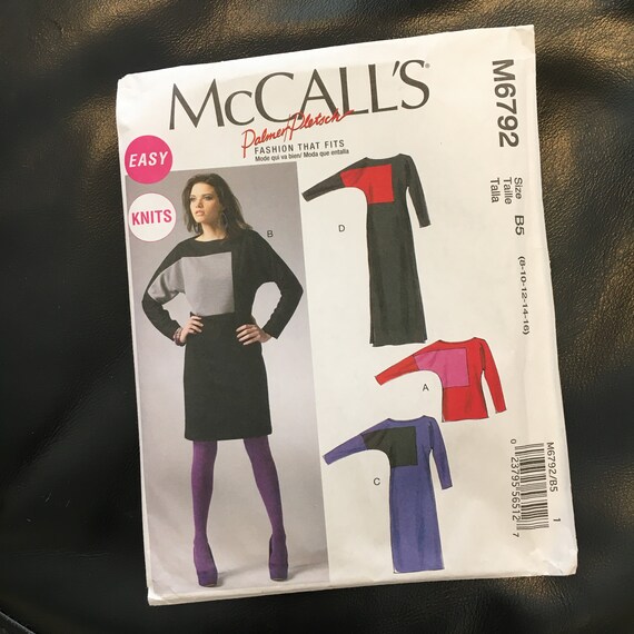 MCCALLS 6792 Sewing Pattern Sizes 8 10 12 14 16 Misses Top - Etsy