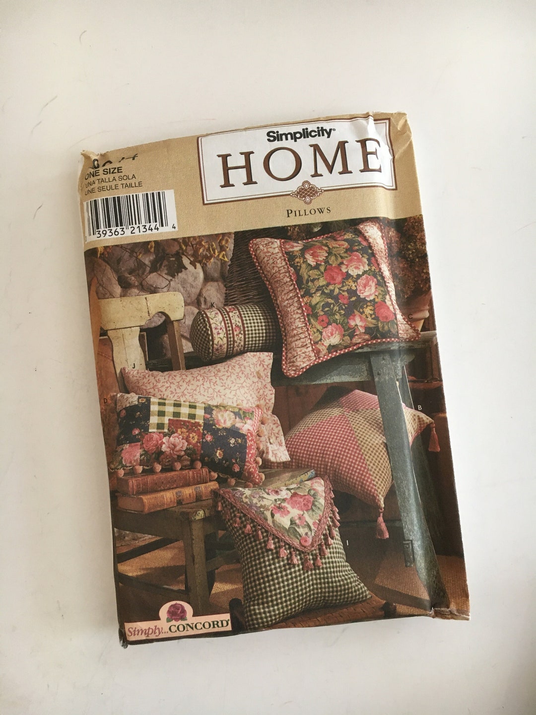 Simplicity 8044 Sewing Pattern Home Decor PILLOWS in 12 Styles UNCUT ...