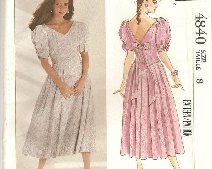 Mccalls 4840, LAURA ASHLEY, Sewing Pattern, Misses Dress, Princess ...
