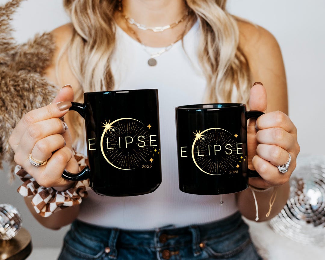 Total Solar Eclipse 2025 Mug,solar Eclipse Mug 2025,total Eclipse Mug ...