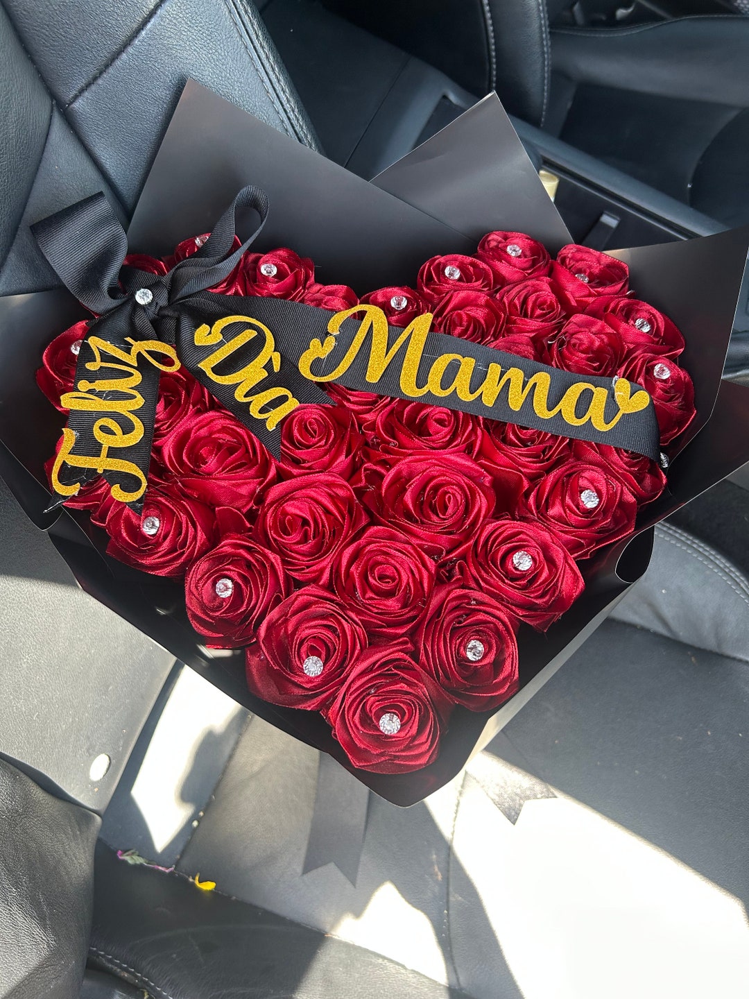 Heart Shaped Eternal Bouquet, Ramo Buchón Eterno En Forma De Corazón - Etsy