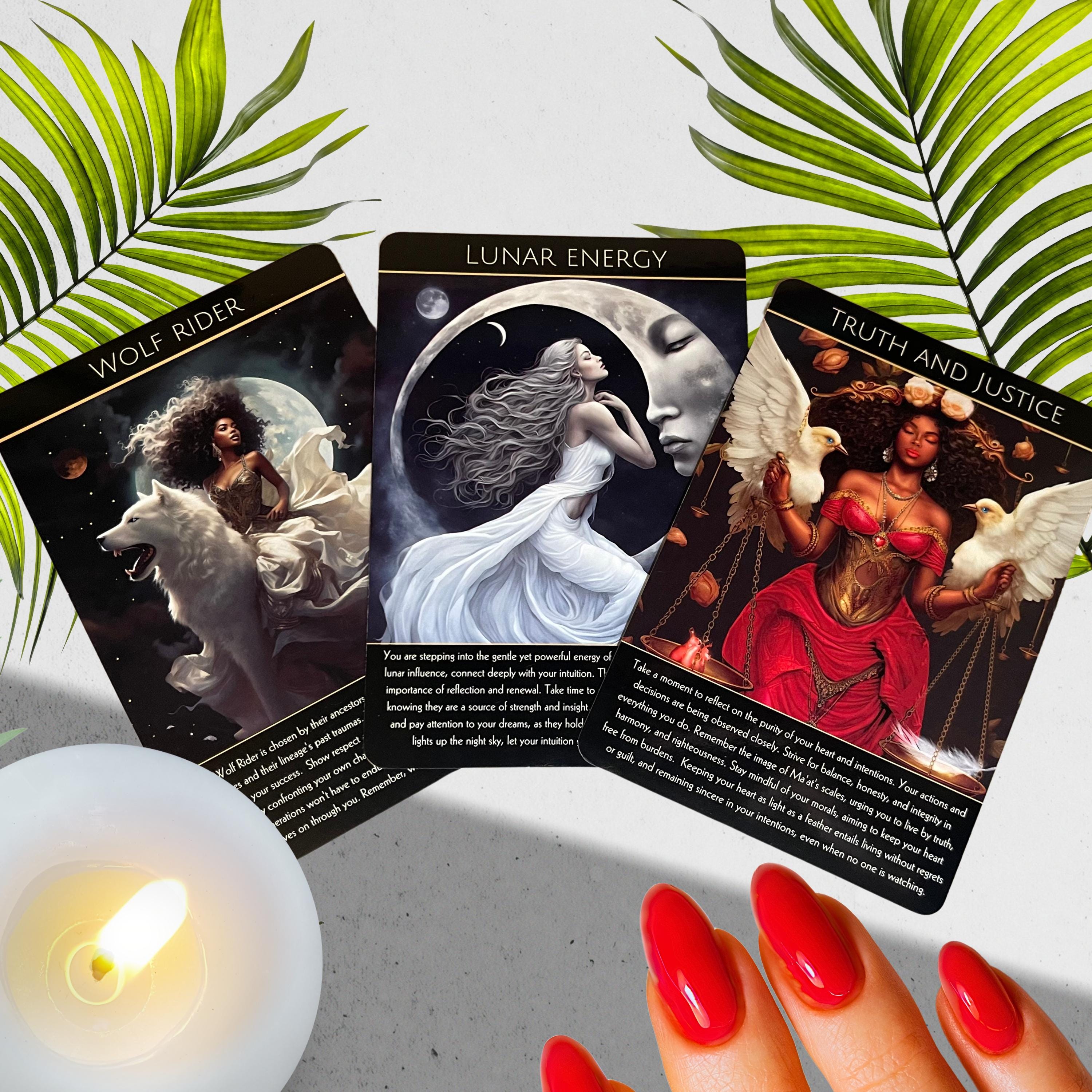 The Messenger Oracle Deck (93 Unique Cards) + How to Use - Etsy