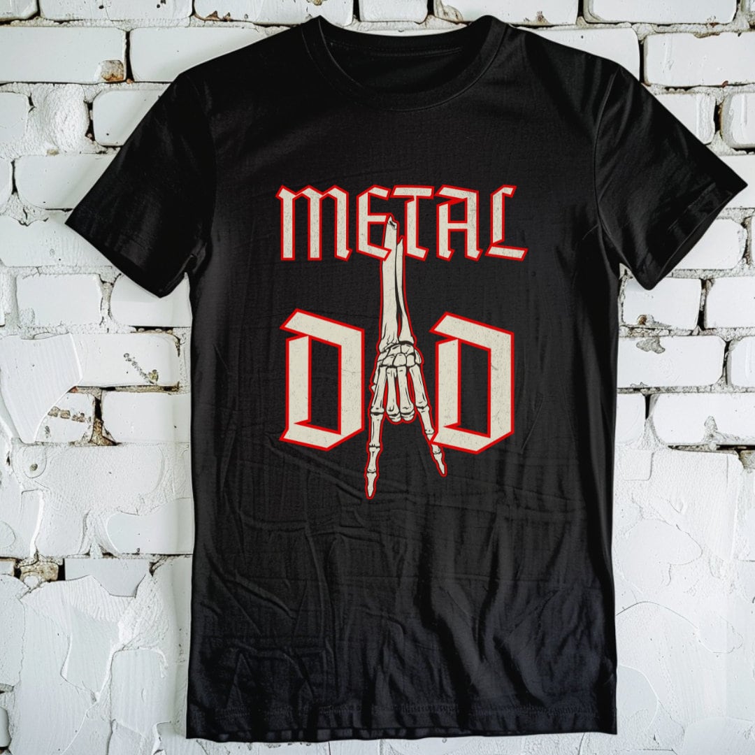 Metal Dad Shirt, Heavy Metal Dad T-shirt, Gifts for Dads, Rocker Dad ...
