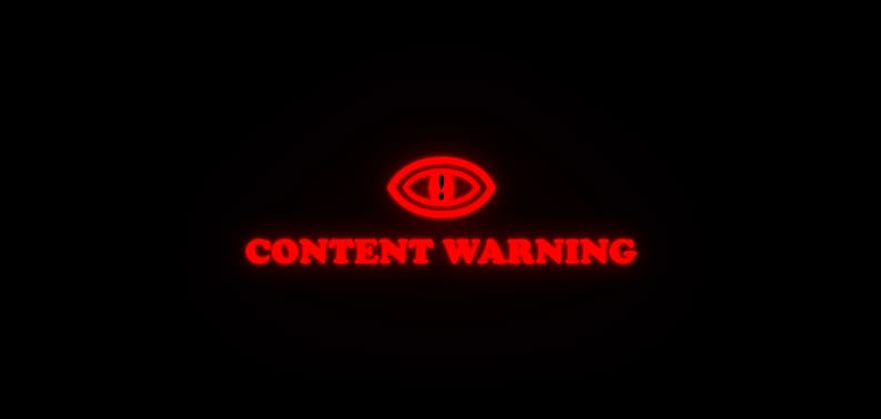 Content Warning Animated Eye - Etsy