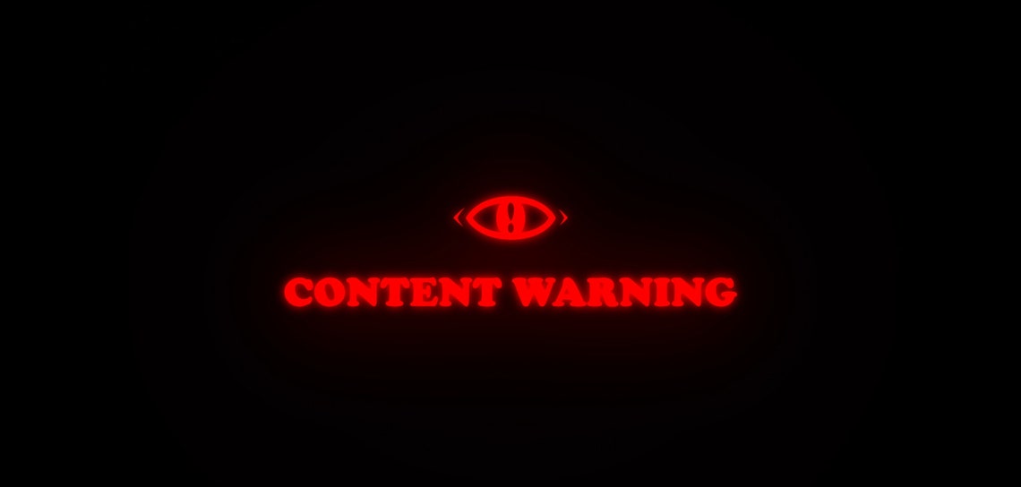 Content Warning Animated Eye - Etsy