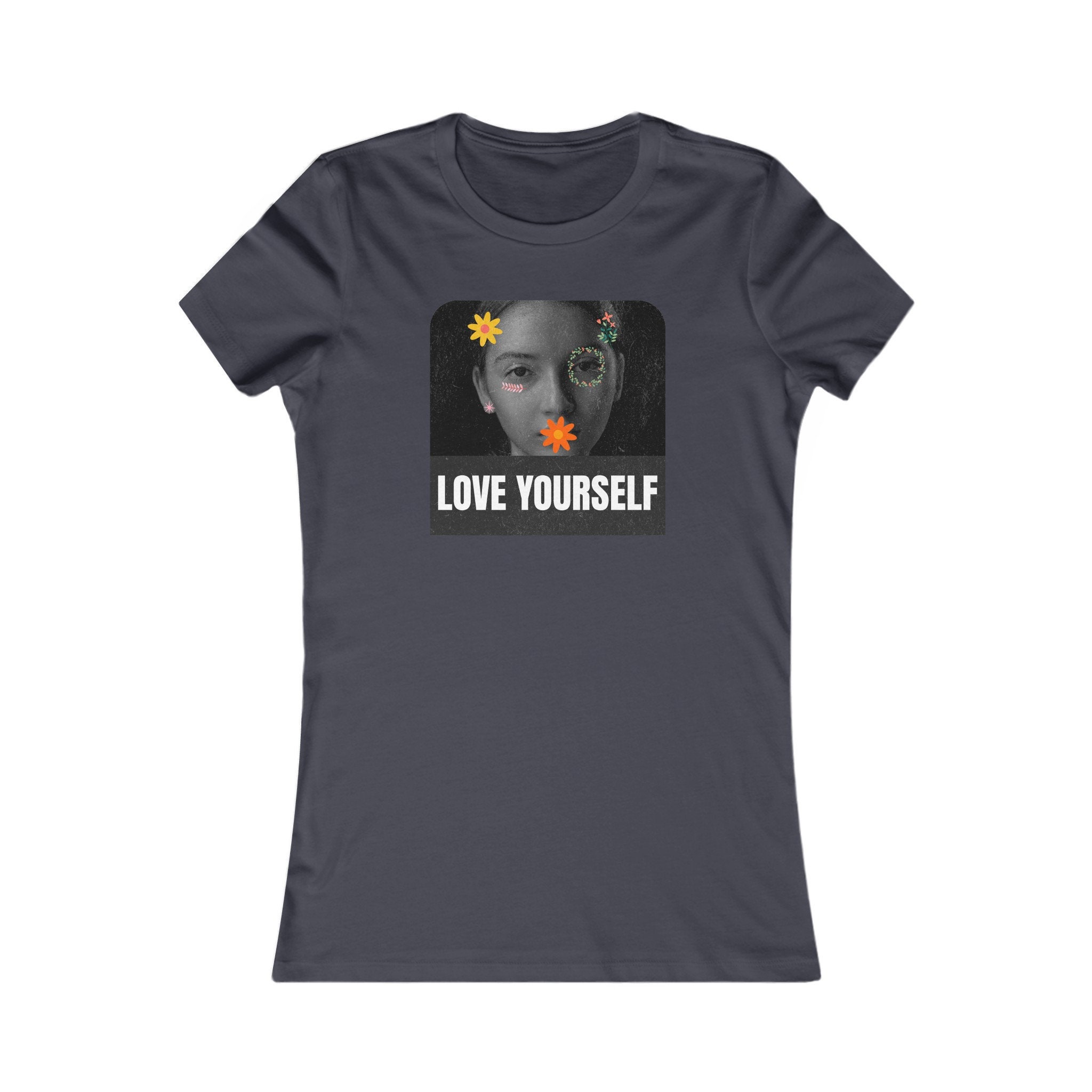 Personalized Photo T-shirt / Custom Message Tee for Women / Women's ...
