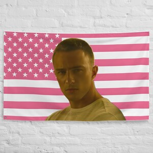 Jj Maybank Pink American Flag - Etsy