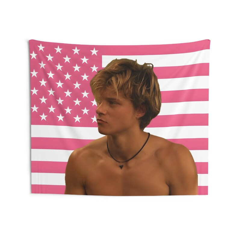 JJ Maybank Pink Flag Rudy Pankow Photo Pink USA America Flag OBX Fan ...
