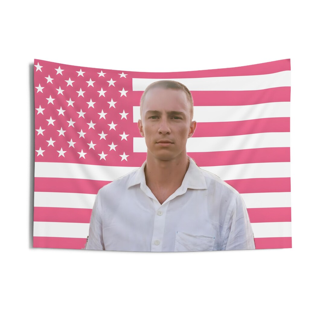 Rafe Cameron, Drew Starkey Photo Pink USA America Flag, Personalized ...