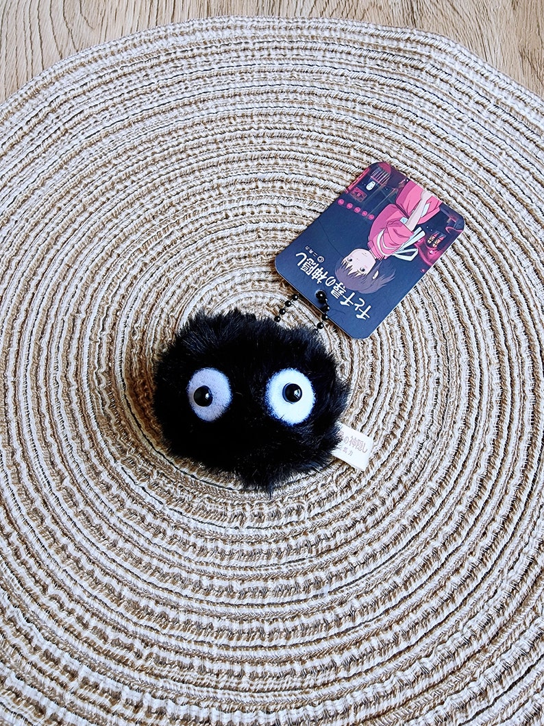 Soot Sprite Plush Kawaii Keychain Handmade Soot Sprite Susuwatari Plush ...