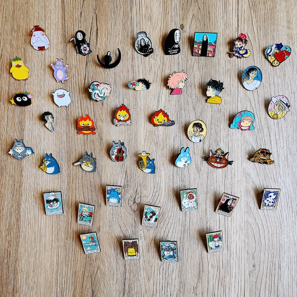 Anime Enamel Pins - Etsy