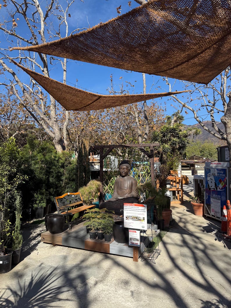 Triangle Coconut Shade Canopy - 11.5ft X 11.5ft X 11.5ft - Etsy