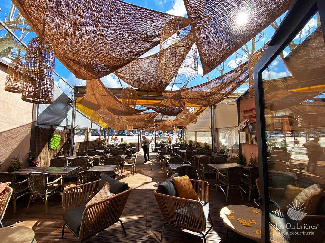 Triangle Coconut Shade Canopy 11.5ft X 11.5ft X 11.5ft - Etsy