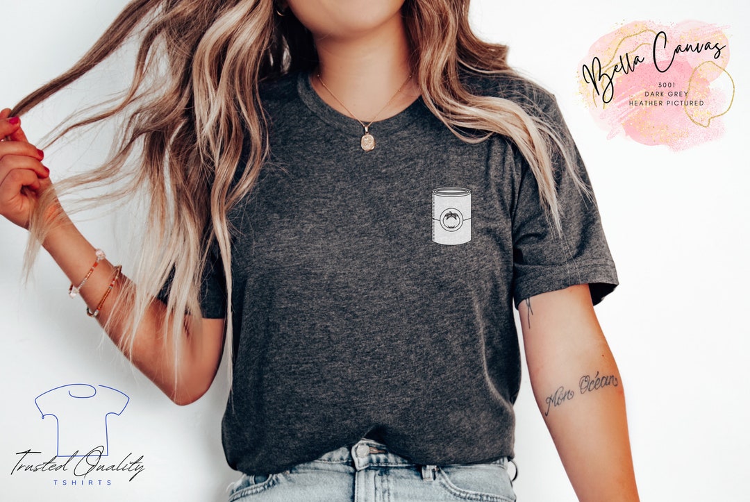 Minimalist Tomato Soup Can T-shirt - Simple and Stylish Graphic Tee ...