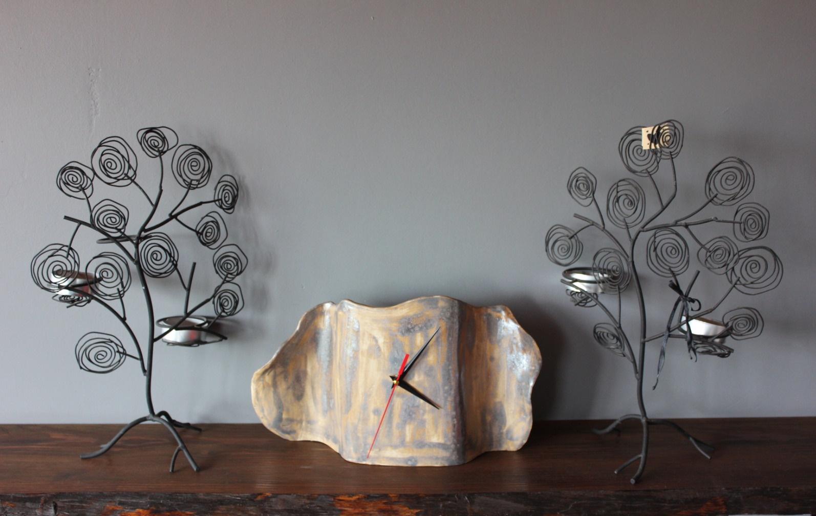 Handmade Ceramic Table Clock - Etsy