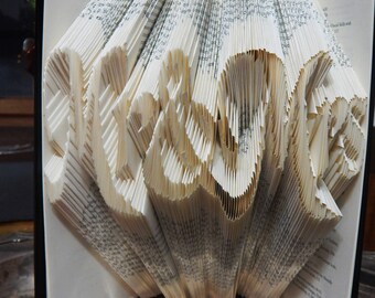 Read Folded Book Art The perfect gift for the avid reader | Etsy