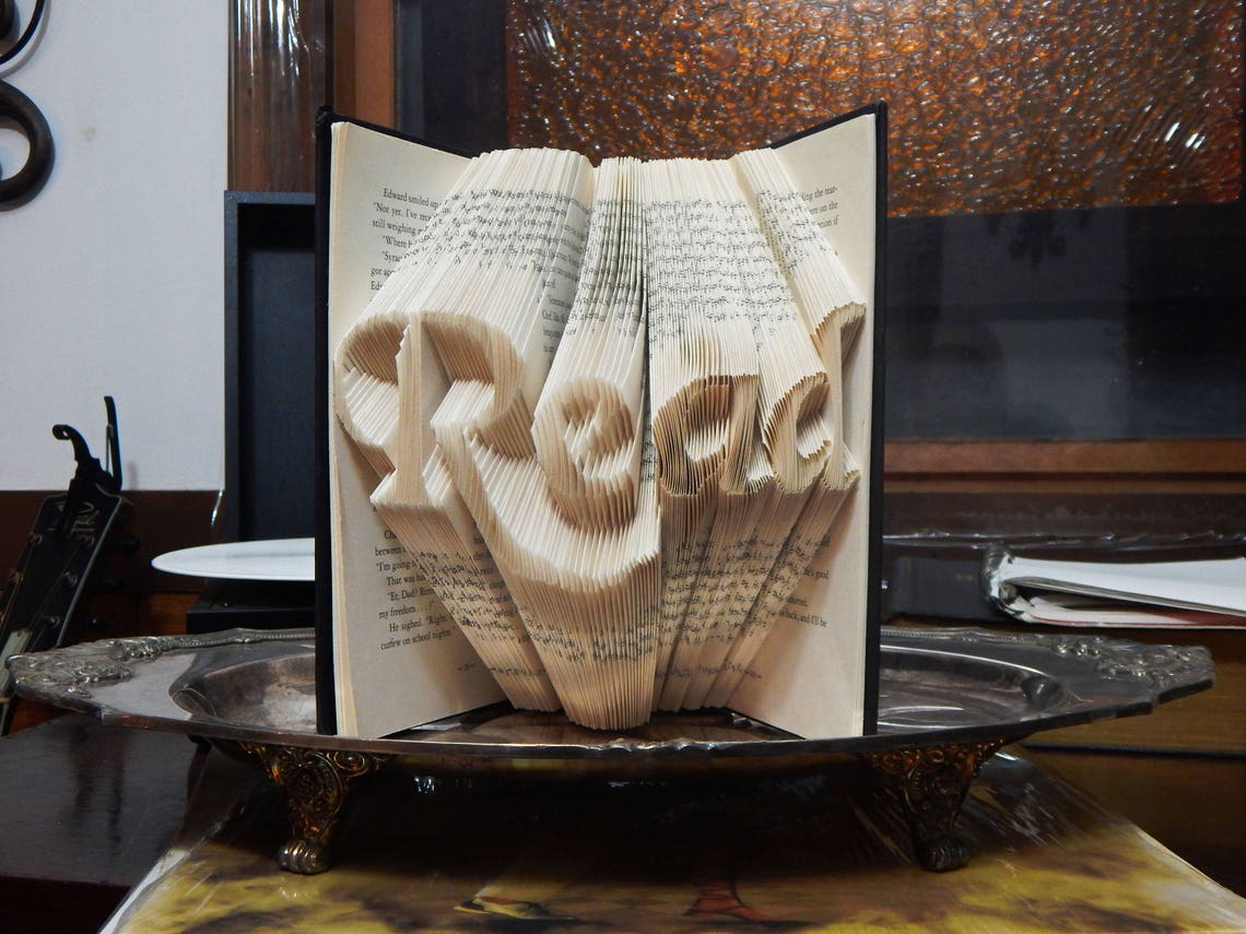Read Folded Book Art- the Perfect Gift for the Avid Reader! - Etsy