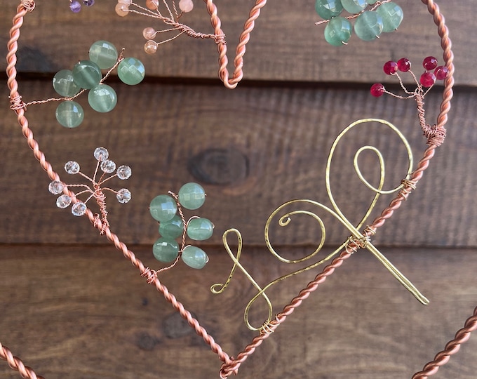 Twisted Copper 8 Inch Hoop Trellis Heart Trellis Love Hoya Trellis ...