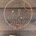 Twisted Copper Flamingo Hoop Trellis Hoya Trellis Circle Trellis ...