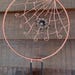 Twisted Copper Spider Web Trellis - Spider Gemstone Plant Trellis- Hoya ...