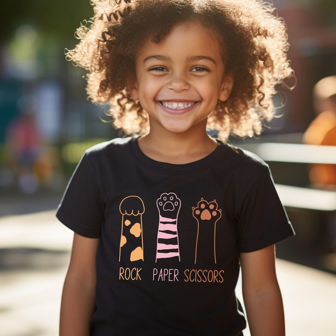Rock Paper Scissors Shirt, Cat Paw Sweatshirt, Gift for Cat Lover ...