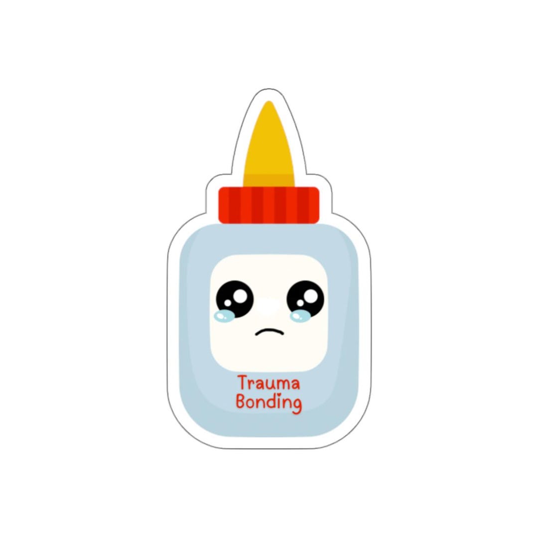 Cute Trauma Bonding Die-cut Stickers, Fun Laptop Stickers, Quirky Gifts ...