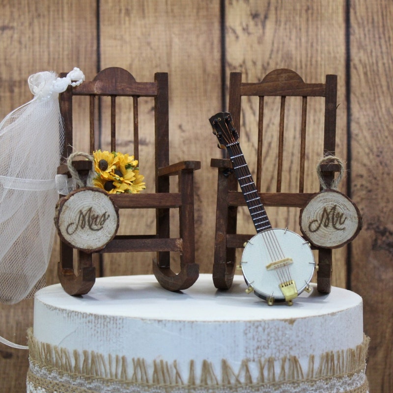 Rocking Chair Cake Topper - Etsy