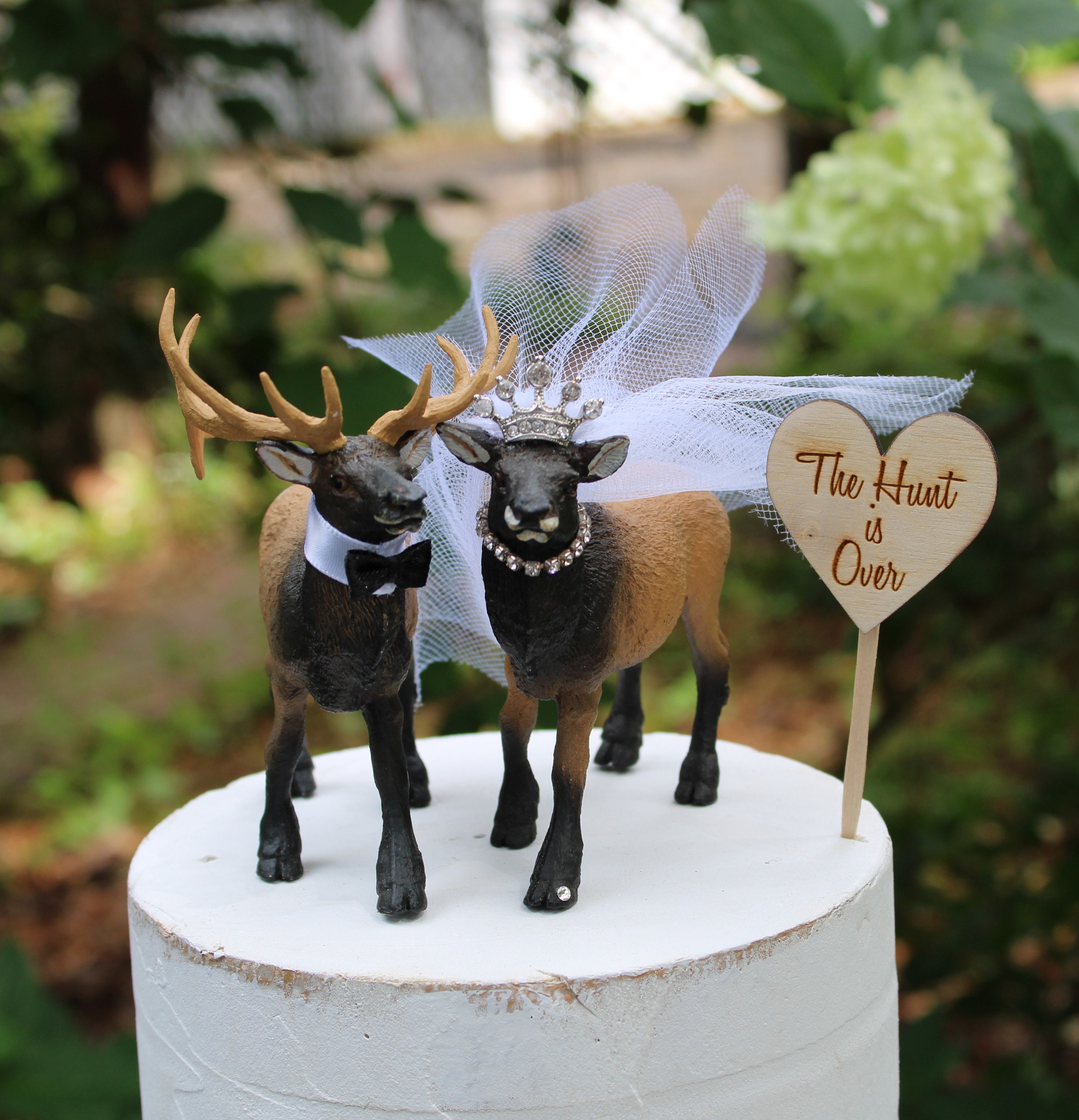 Paper & Party Supplies Moose Cake Topper Hunting Cake Topper Rustic ...