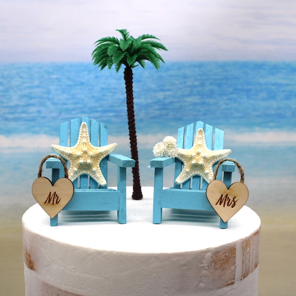 Beach Wedding Cake Topper - Etsy