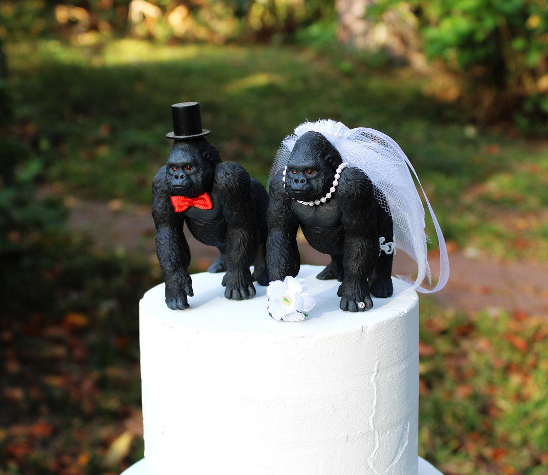 Gorilla-wedding-zoo Wedding-ape-bride-groom-destination-animal-wildlife ...