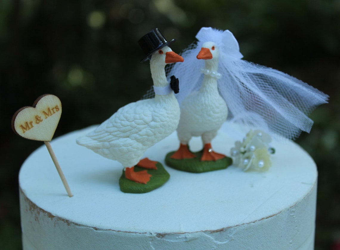 Goose-wedding-cake - Etsy