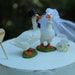Goose-wedding-cake Topper-bride-groom-farm-animal-funny-unique-barn ...
