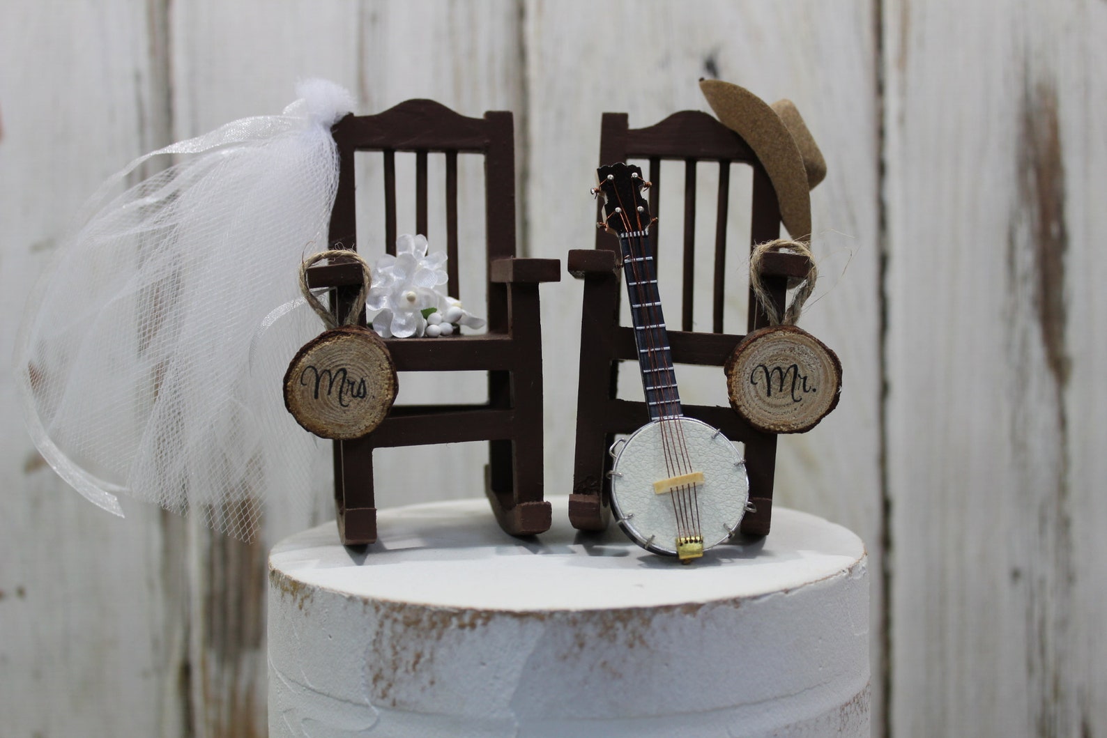 Guitar, Banjo, Violin, Instruments, Musical, Wedding Cake Topper, 6 ...