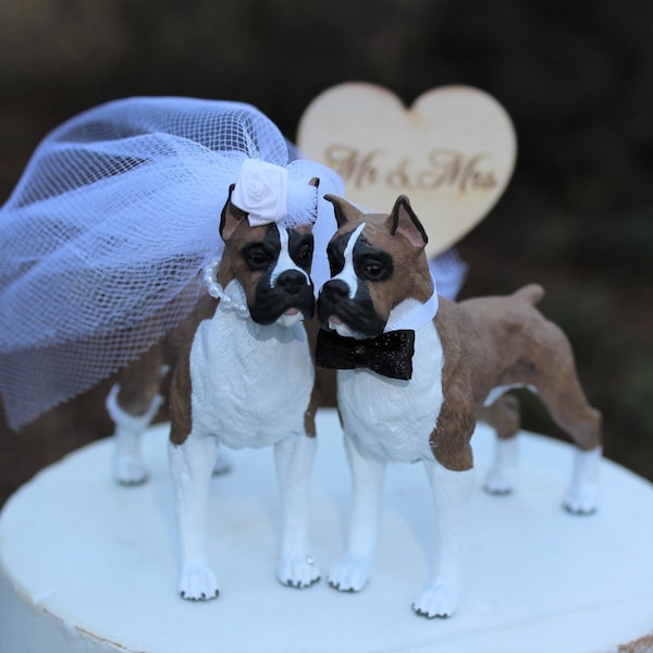 Boxer Cake Topper - Etsy